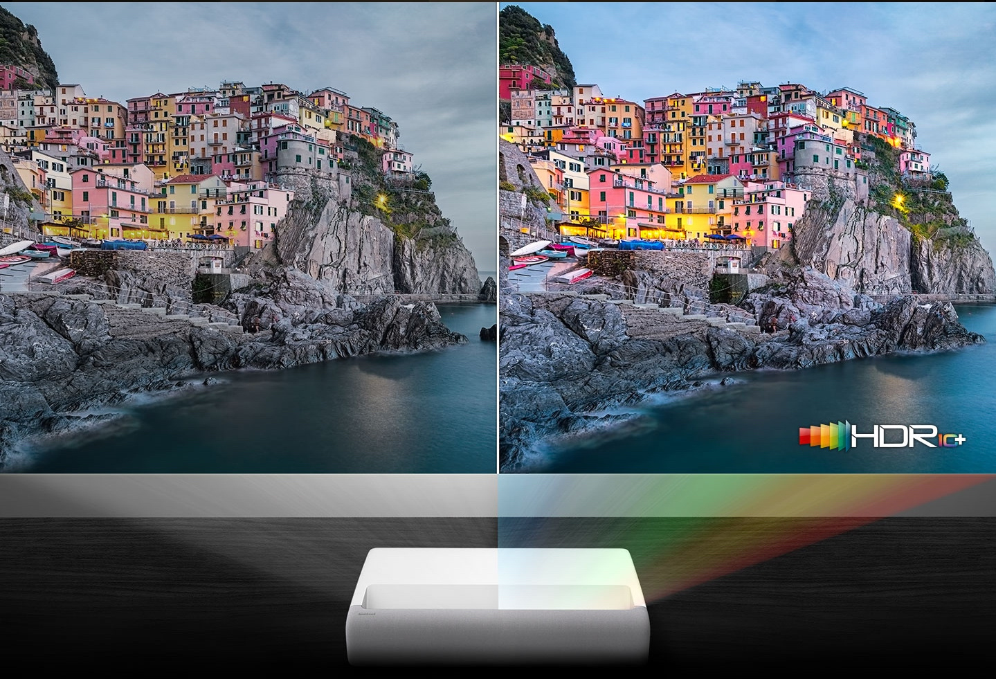 Test: RGB LaserTV mit BT2020 Filmen (DCI P3)